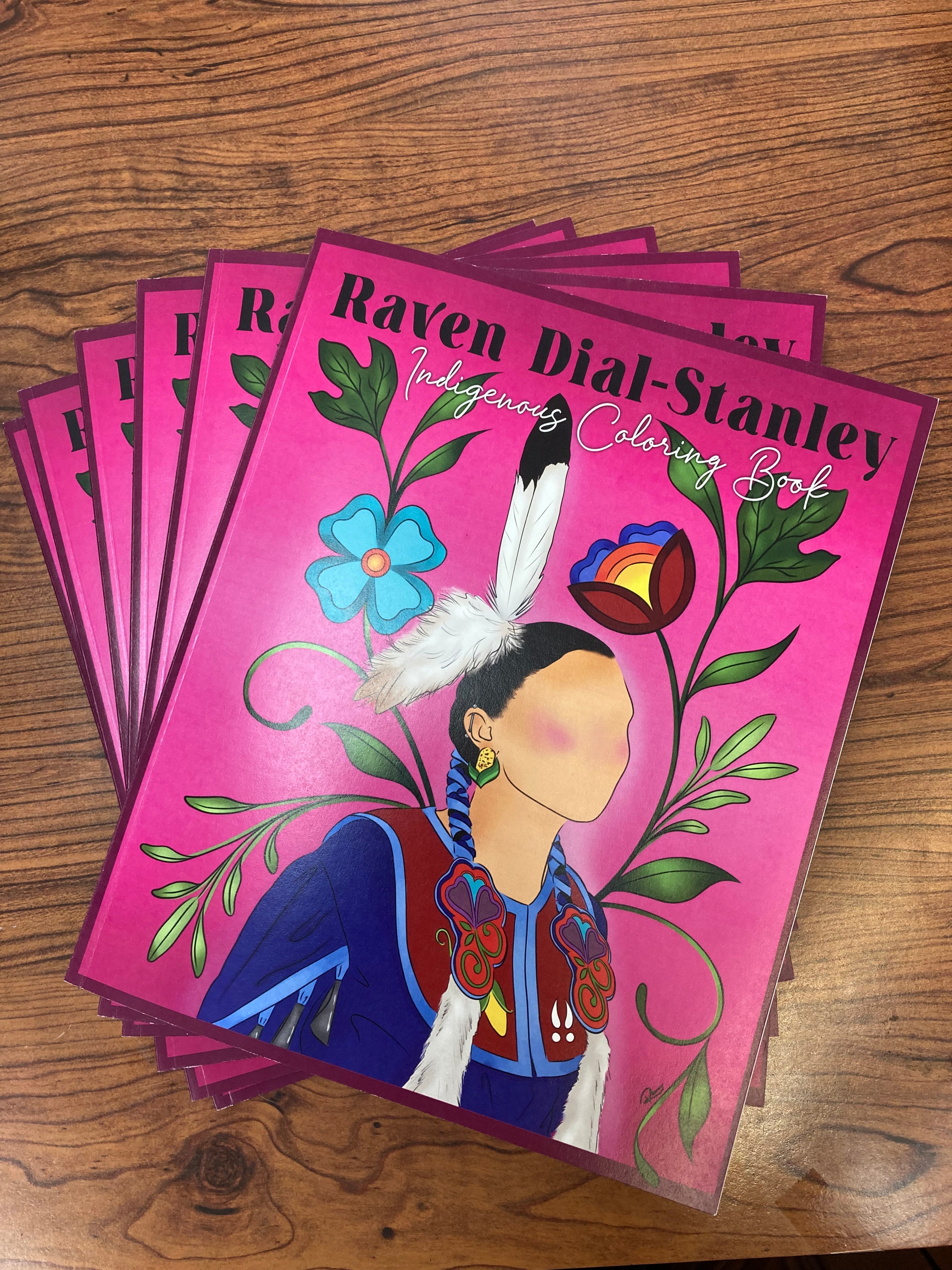 Raven Dial-Stanley: Indigenous Coloring Book | Lumbee Jewelry — Cyna's ...