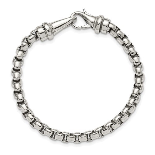 Chisel Stainless Steel Polished 8.5 inch Bracelet – LumbeeJewelry.com