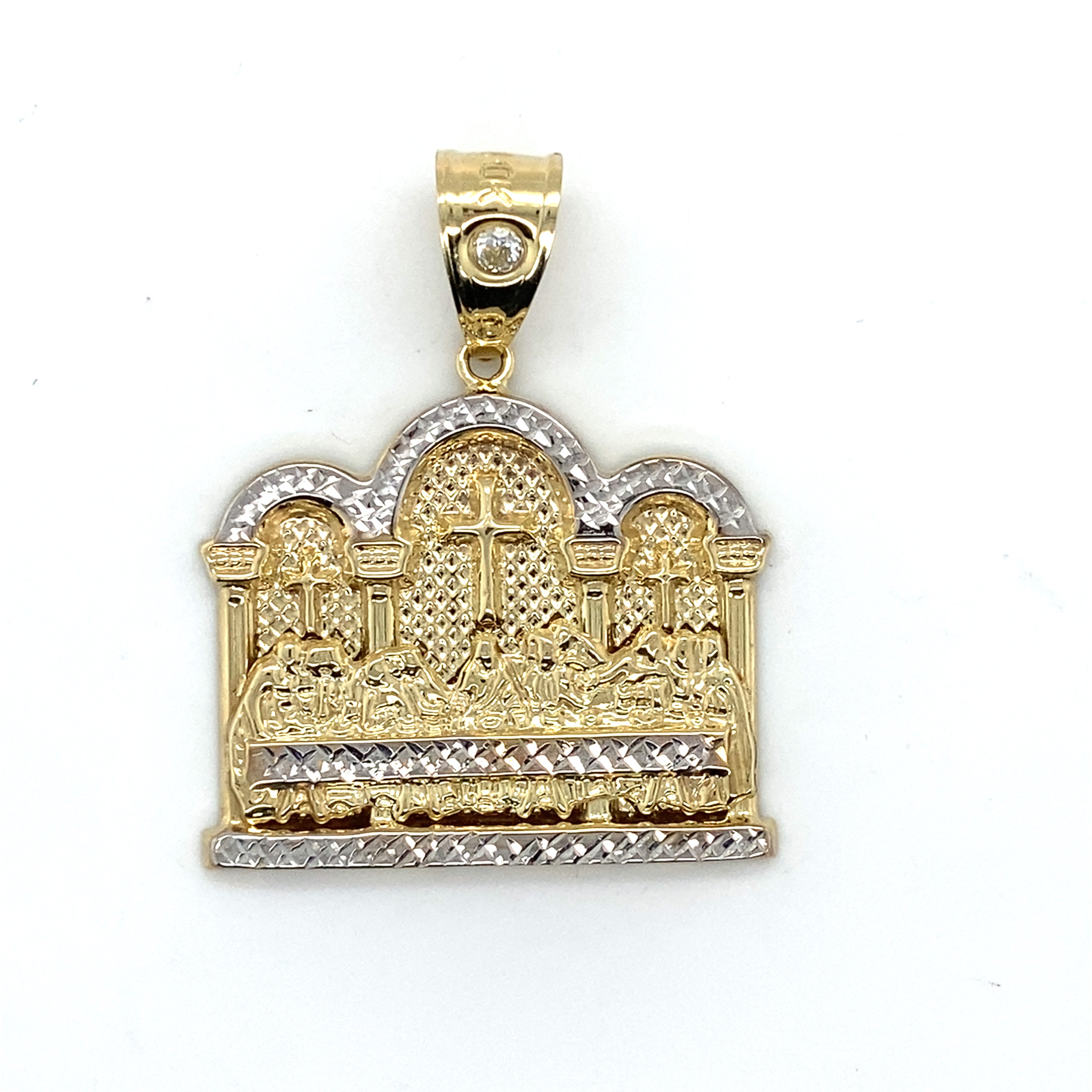 10kt Gold Last Supper Charm Pendant – LumbeeJewelry.com