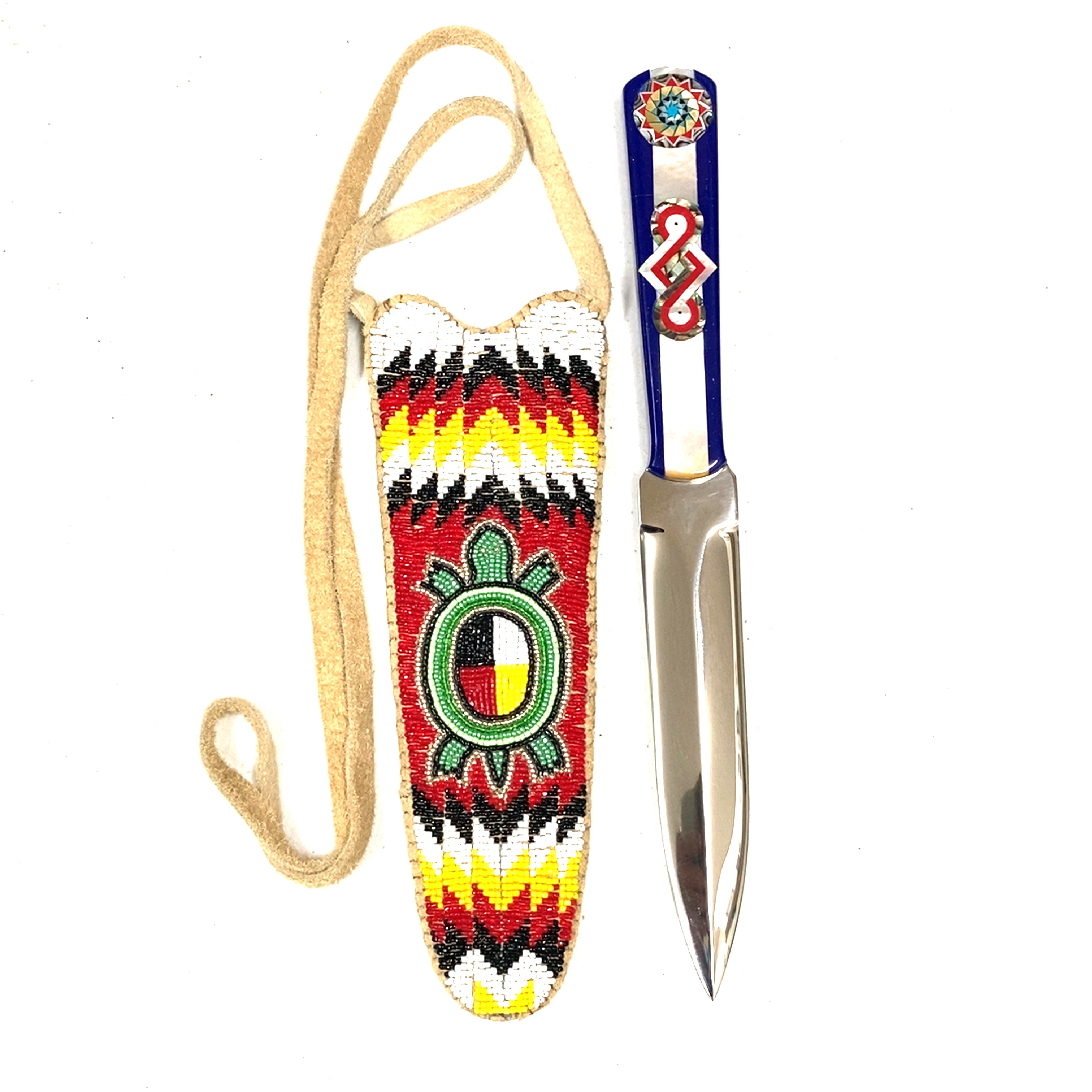 Southeastern Woodlands Neck Knife Turtle Tribal – LumbeeJewelry.com