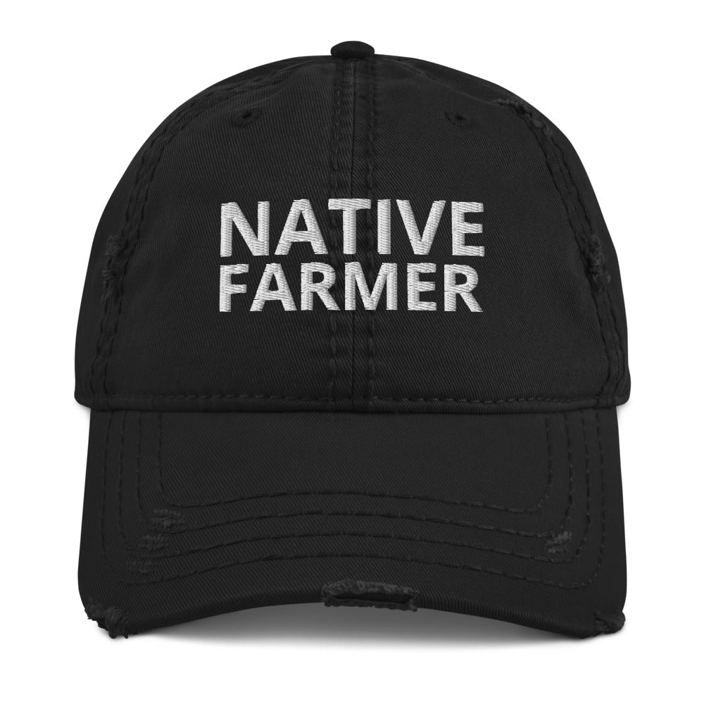 Native Farmer Distressed Hat – LumbeeJewelry.com